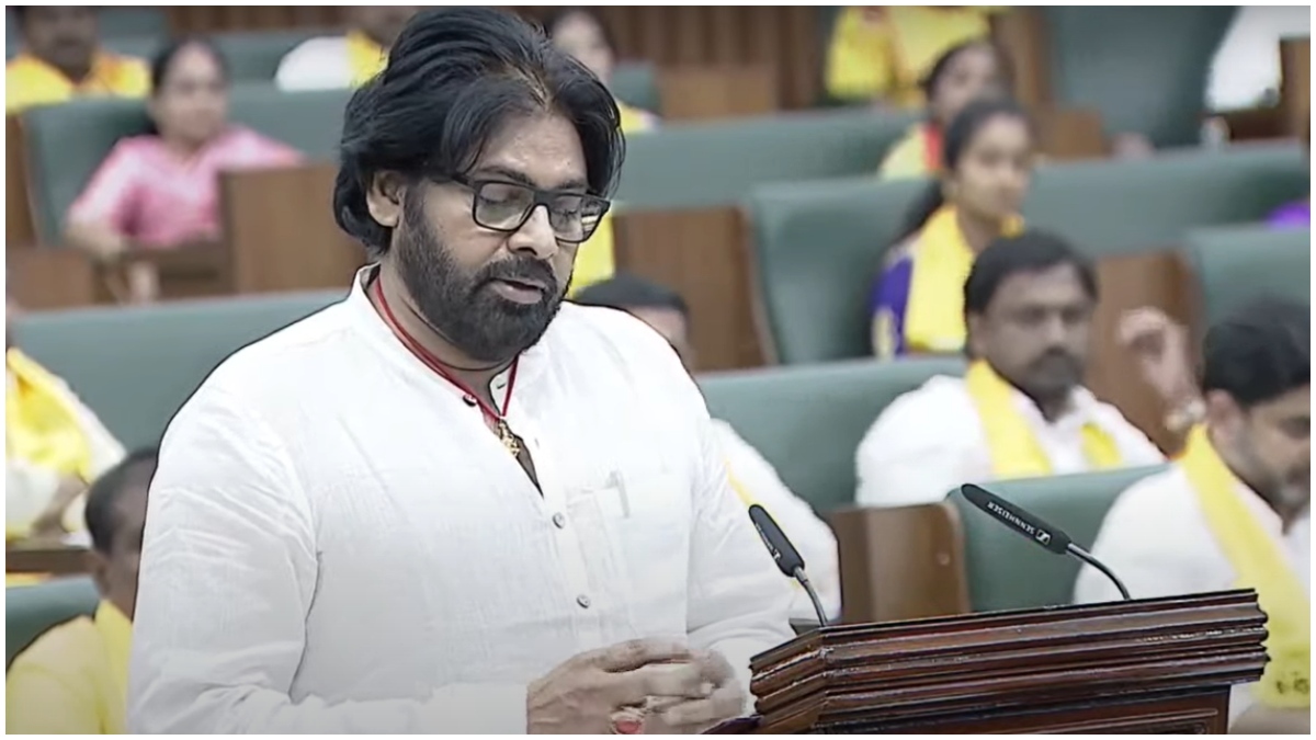 మనల్ని ఎవడ్రా ఆపేది.. తొడగొట్టి అసెంబ్లీలోకి పవన్ కల్యాణ్ | Finally, Janasena chief and Dy CM ...